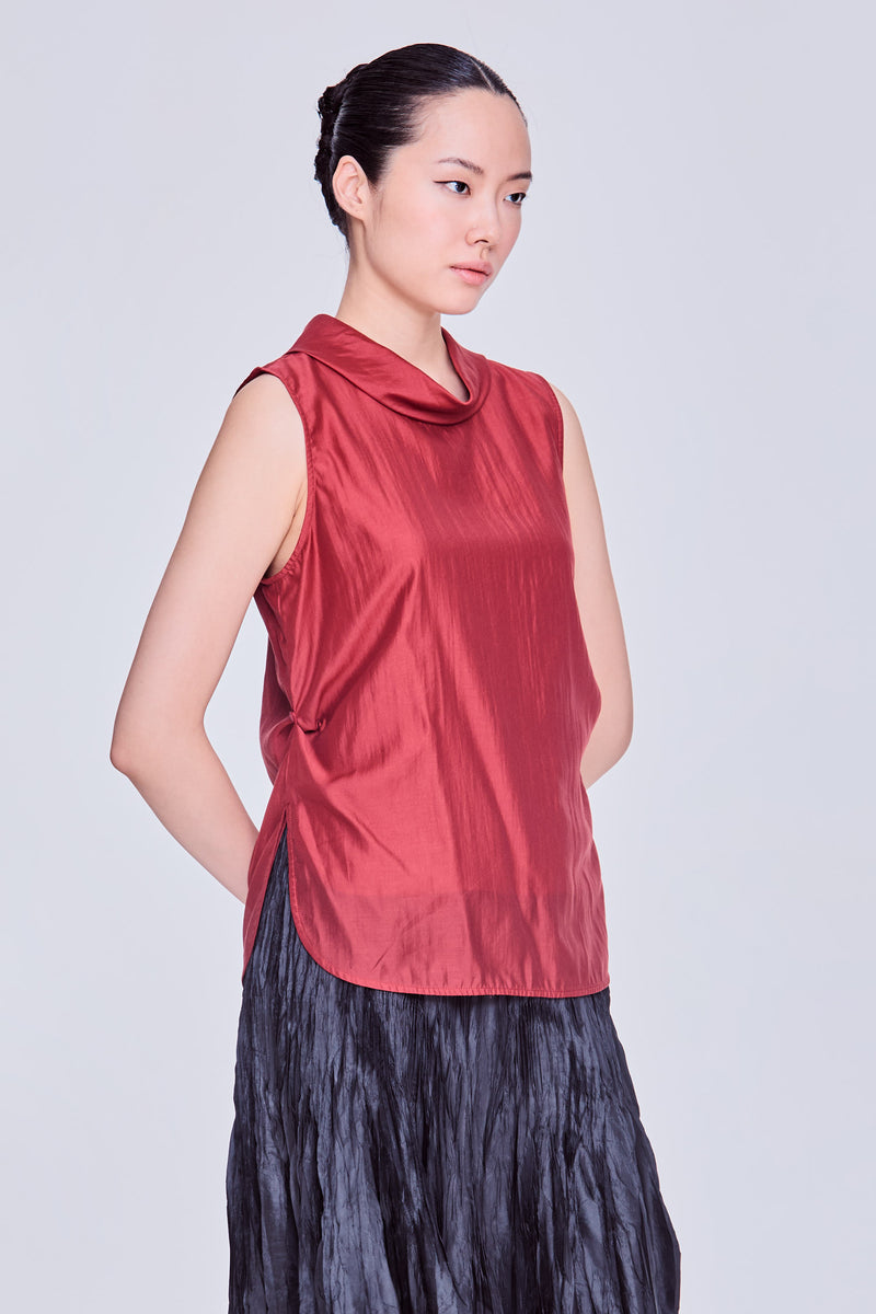 Roll Collared Top – SANS & SANS Singapore