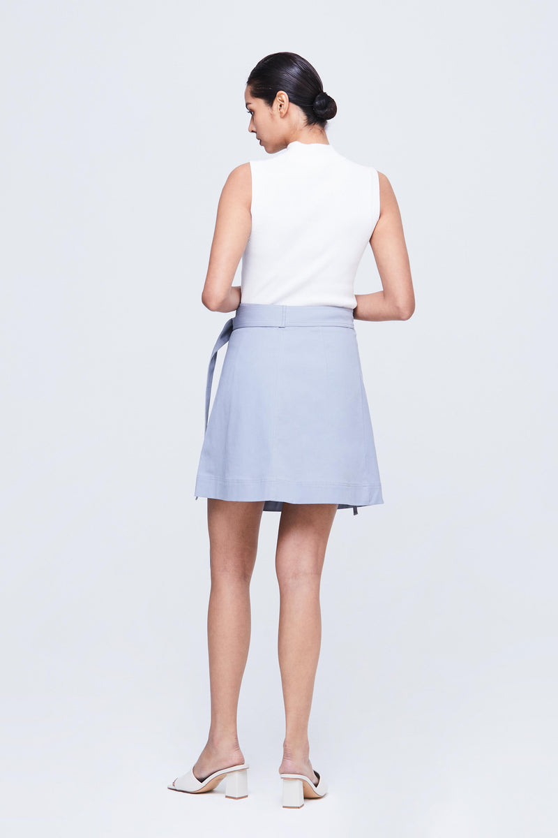 Slash Pocket Wrap Skirt – SANS & SANS Singapore