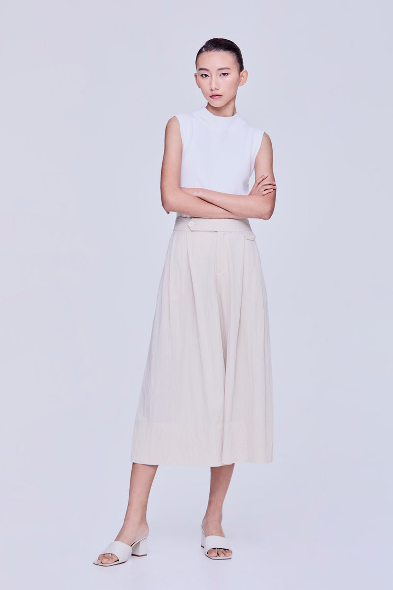 Extended Waist Tab Detail Pants – SANS & SANS Singapore