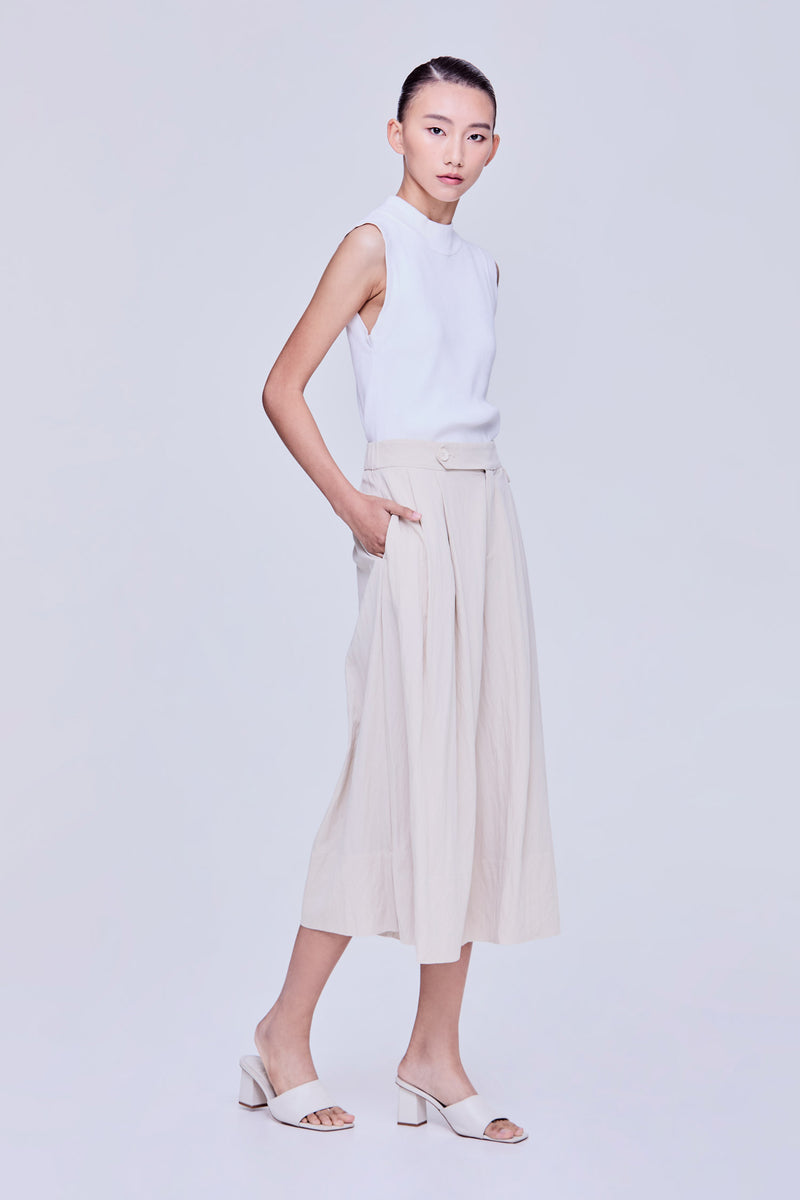 Extended Waist Tab Detail Pants – SANS & SANS Singapore