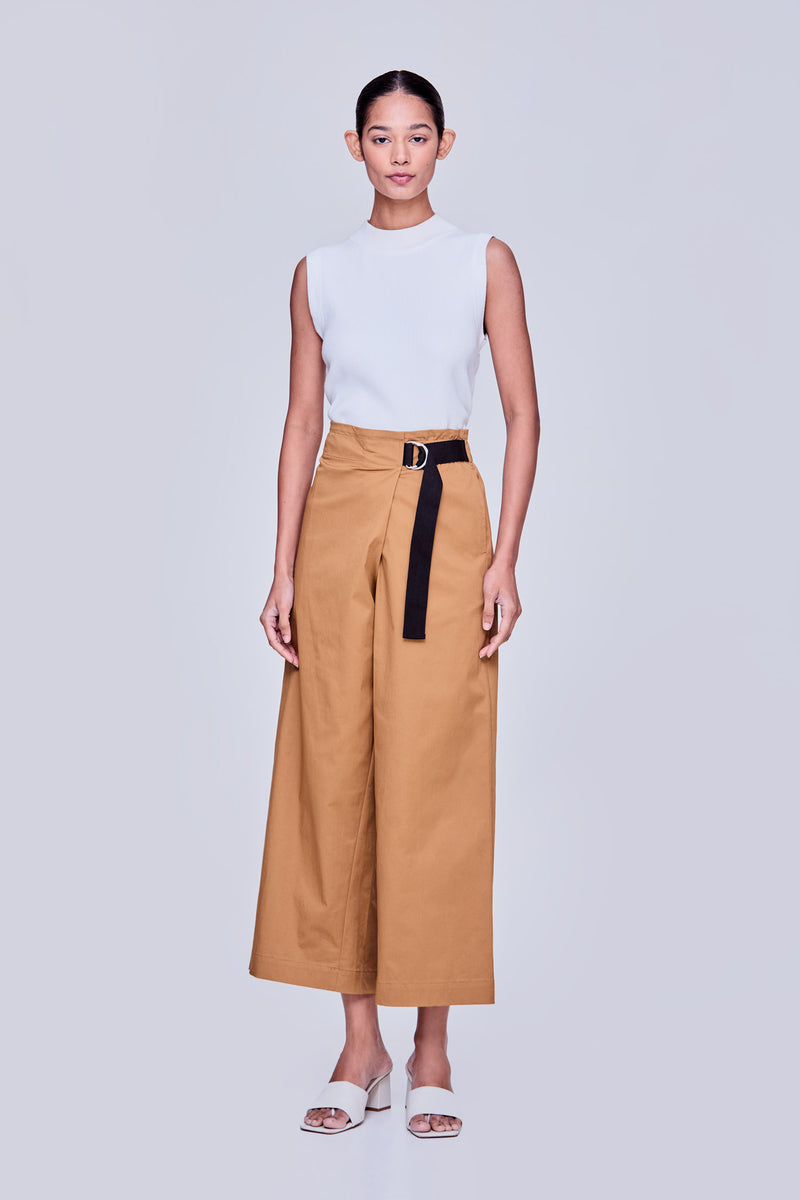 D-ring Buckled Wrap Pants – SANS & SANS Singapore
