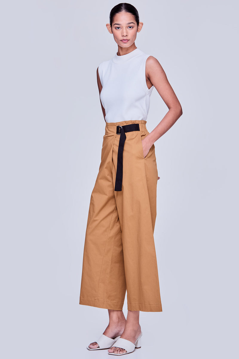 D-ring Buckled Wrap Pants – SANS & SANS Singapore