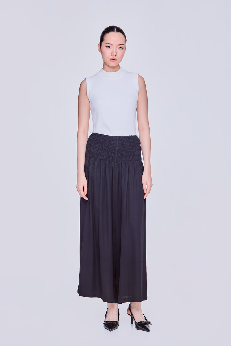 Smocking Detailed Culottes – SANS & SANS Singapore