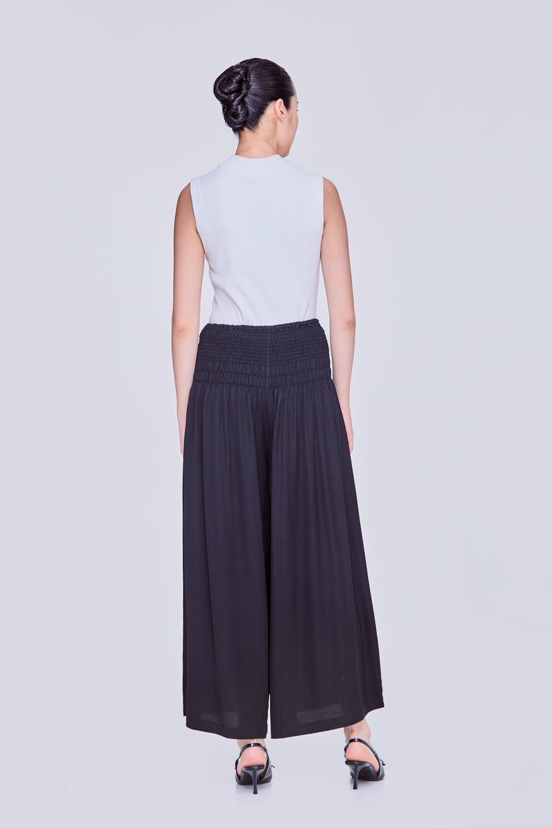 Smocking Detailed Culottes – SANS & SANS Singapore